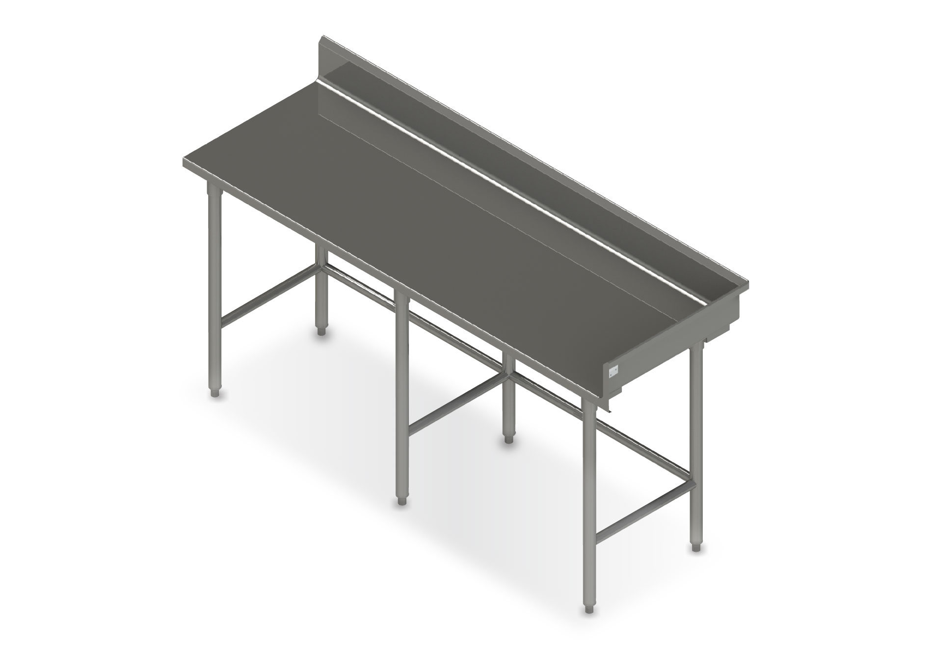 Open Base Work Table - Allied Stainless